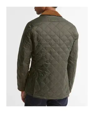 Barbour Quilted Jacket With Corduroy Collar