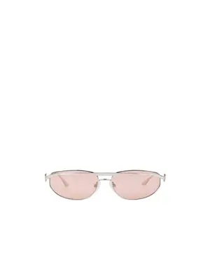 REPRESENT Silvertone Metal Aviator Sunglasses