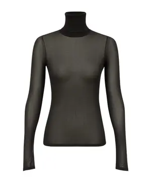 Zimmermann Fine-knit High-neck Top - Black