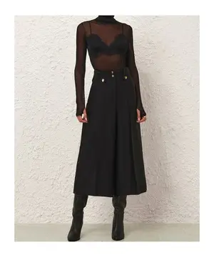 Zimmermann Fine-knit High-neck Top