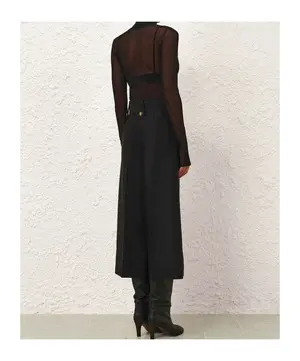 Zimmermann Fine-knit High-neck Top