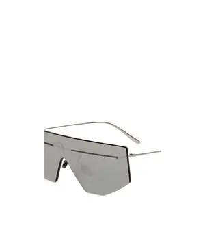 Prada Rimless Shieldstyle Sunglasses
