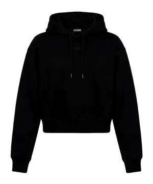 Jacquemus Solid-color Logo Hoodie