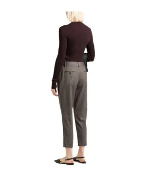 Dolce & Gabbana Slim-fit Two-tone Wool Leggings