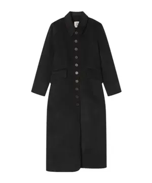BY MALENE BIRGER Pointcollar Singlebreasted Long Coat