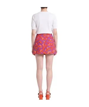 Dolce & Gabbana Floral Print Trumpet Skirt