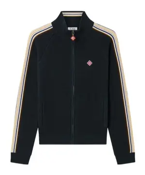 Casablanca Sidestripe Zipup Knit Track Jacket