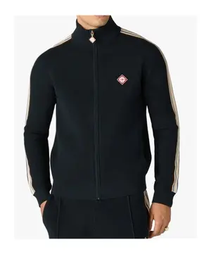 Casablanca Sidestripe Zipup Knit Track Jacket