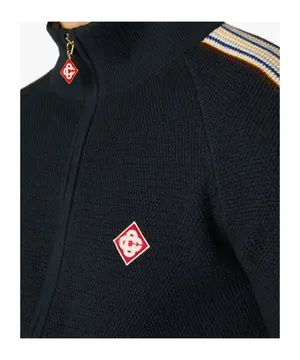 Casablanca Sidestripe Zipup Knit Track Jacket
