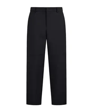 Herno Casual Trousers With Belt Loops - Black