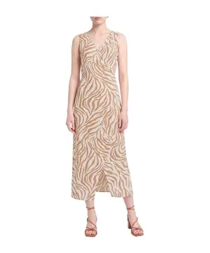 Max Mara Geometric Print Sleeveless Dress