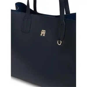Tommy Hilfiger Structured Satchel Bag With Top Handles