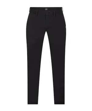 Hugo Boss Slimfit Twill Chino Trousers - Black