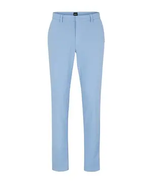 Hugo Boss Lightblue Twill Chino Trousers - Blue
