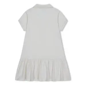 Moncler Cotton Dress With Logo Detail
