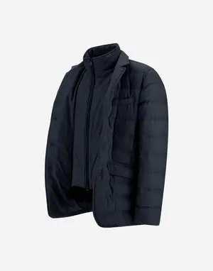 Herno Quilted Long-sleeve Down Jacket