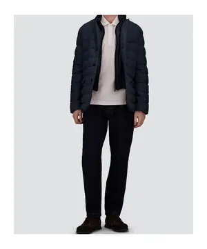 Herno Quilted Long-sleeve Down Jacket