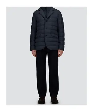 Herno Quilted Long-sleeve Down Jacket