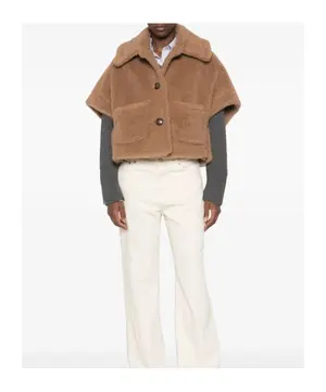 Max Mara Pocketed Cape With Classic Collar