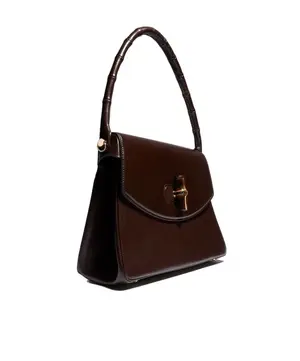 Gucci Bamboo Vendetta Top Handle Bag - Dark Brown