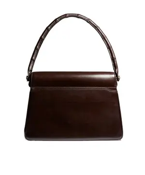 Gucci Bamboo Vendetta Top Handle Bag - Dark Brown