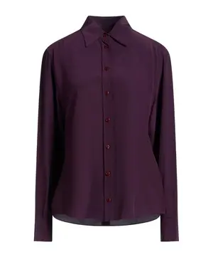 Dolce & Gabbana Solid-color Chiffon Shirt - Black