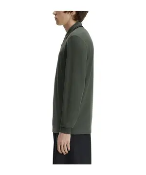 Fred Perry Long Sleeve Twin Tipped Polo Shirt