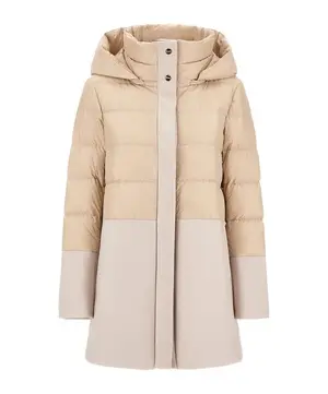 Herno Color-block Hooded Down Jacket