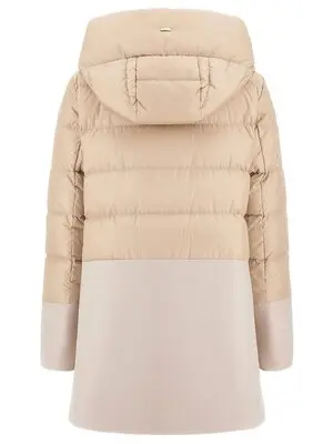 Herno Color-block Hooded Down Jacket
