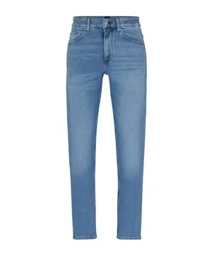 Hugo Boss Lightwash Tapered Jeans - Blue