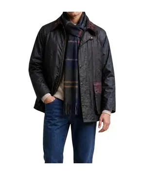 Barbour Patchwork Cordcollar Wax Jacket