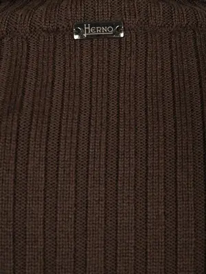 Herno Ribbed-knit Turtleneck Sweater