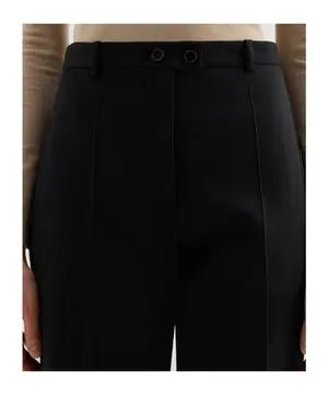 JIL SANDER Wool Canvas Trousers