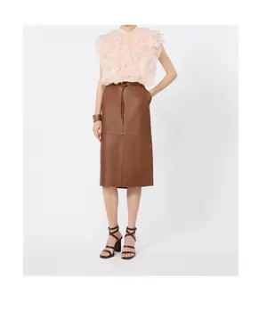 Max Mara Ruffled Silk Shirt