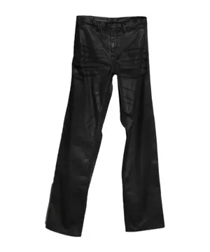 Gucci Coated Cotton Twill Denim Pants With Web