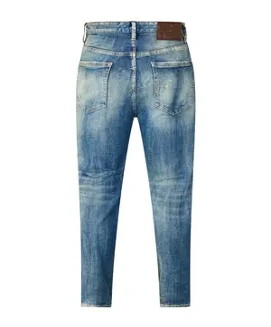 Dsquared2 Vintage Ripplewash Cropped Jeans