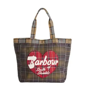Barbour Tartan Tote Bag - No