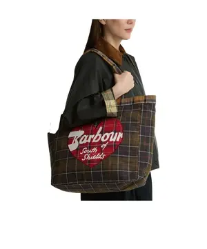 Barbour Tartan Tote Bag