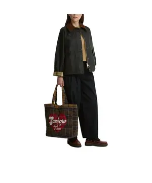 Barbour Tartan Tote Bag