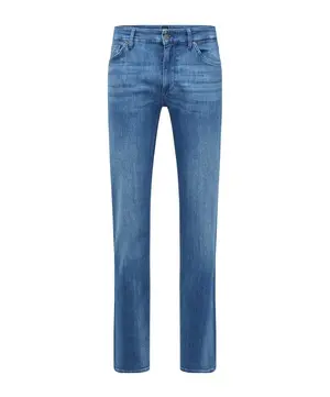 Hugo Boss Simple Straight-leg Pants - Blue