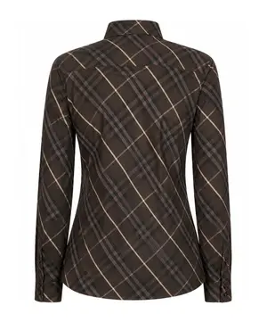 Burberry Slim Fit Check Cotton Shirt