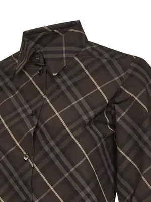 Burberry Slim Fit Check Cotton Shirt