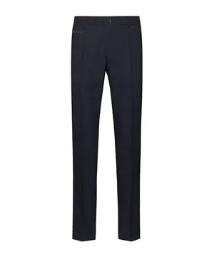 Hugo Boss Simple Straight-leg Pants - Blue