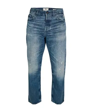 Hugo Boss Vintage Distressed Bootcut Jeans - Blue