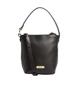 Barbour Solid Color Crossbody Bag - Black