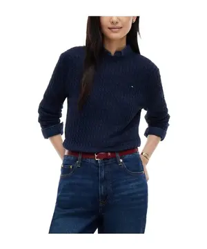Tommy Hilfiger Solid Color Knit Sweater