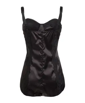 Dolce & Gabbana Minimalist Satin Bodysuit