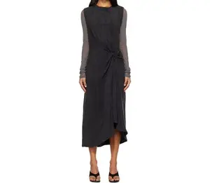 Studio Nicholson Midi Delph Knotted Sleeveless Dress