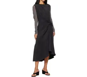 Studio Nicholson Midi Delph Knotted Sleeveless Dress
