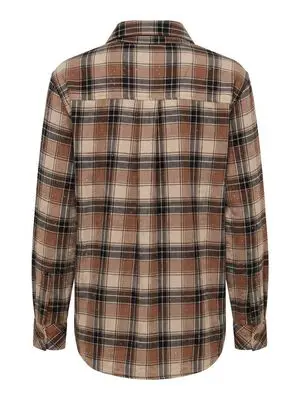 P.a.r.o.s.h Checked Curved Hem Shirt